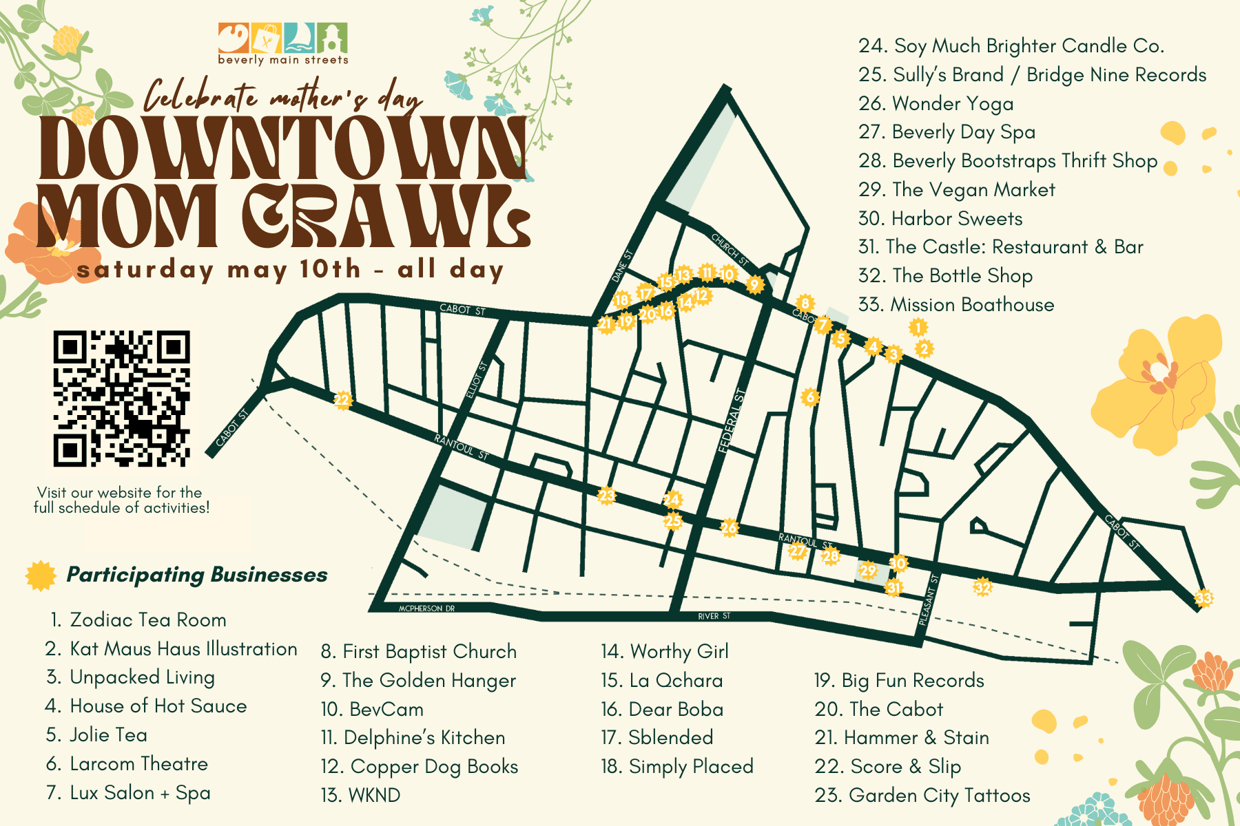 Downtown Mom Crawl - Beverly Main Streets